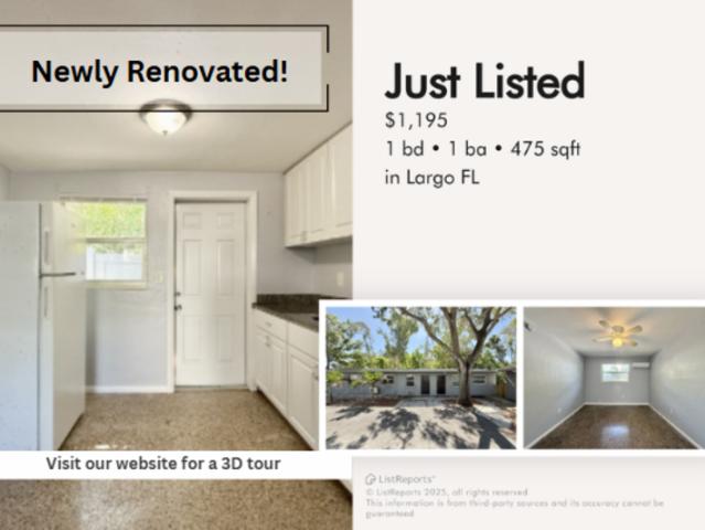 1 Bedroom Condo for Rent at 115 Cleveland Ave, Largo, FL 33770 Old Northwest