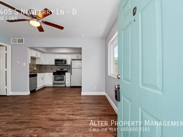 1 Bedroom Condo for Rent at 1405 S Newberry Ln #D, Tempe, AZ 85281