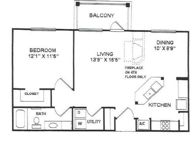 1 Bedroom Condo for Rent at 860 N Orange Ave, Orlando, FL 32801 Central Business District