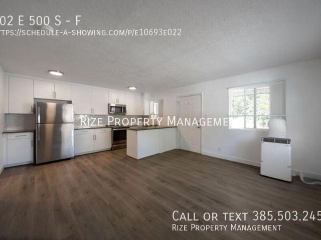 1 Bedroom Condo for Rent at 902 E 500 S #F, Salt Lake City, UT 84102 East Central