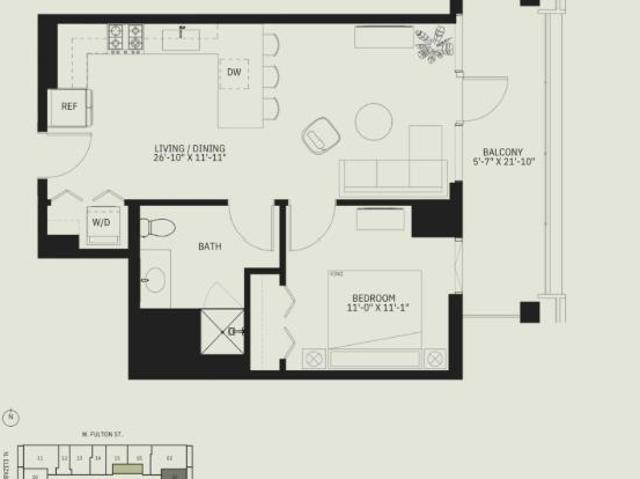 1 bedroom, Chicago IL 60607 103741378