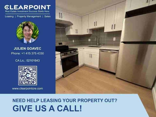1 Bedroom Apartment for Rent at 1408 Shafter Ave #1, San Francisco, CA 94124 Bayview