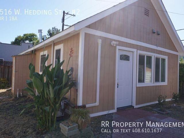 1 Bedroom Apartment for Rent at 1516 W Hedding St #2, San Jose, CA 95126 Rose Garden