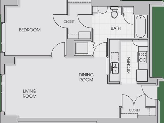 1 Bedroom Apartment for Rent at 100 Landsdowne St #1404, Cambridge, MA 02139 Cambridgeport