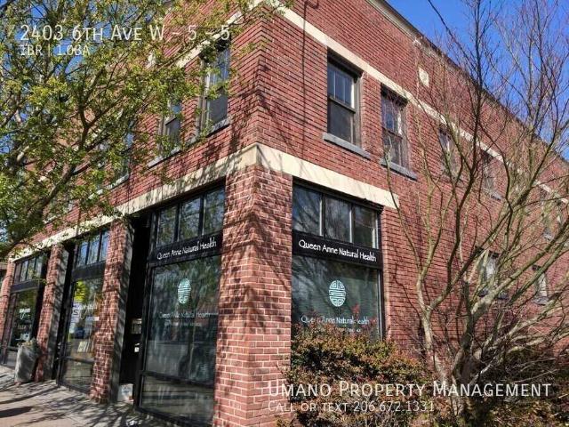 1 Bedroom Apartment for Rent at 2403 6th Ave W #5, Seattle, WA 98119 North Queen Anne