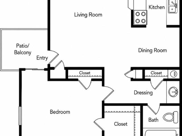 1 Bedroom Apartment for Rent at 2735 E 8th St, Odessa, TX 79761