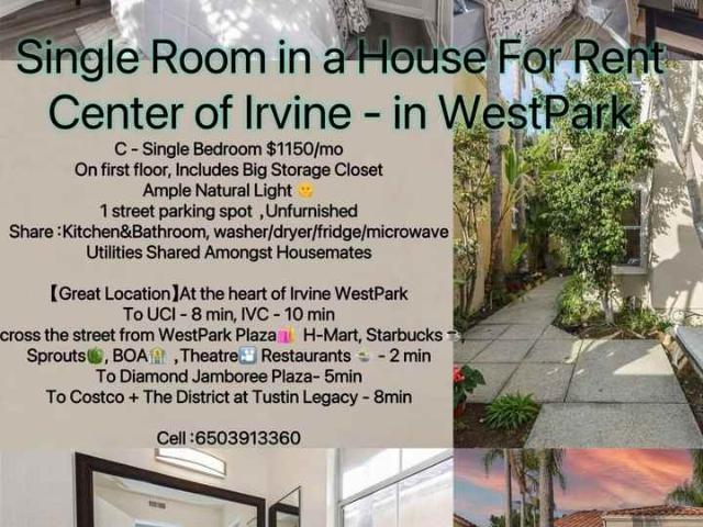 1 Bedroom Apartment for Rent at 22 Toscany #C, Irvine, CA 92614 Westpark