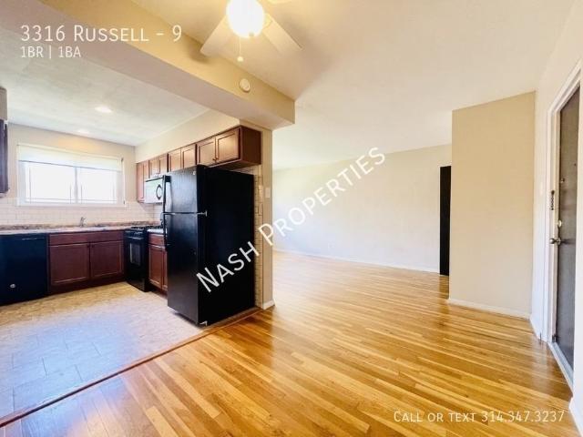 1 Bedroom Apartment for Rent at 3316 Russell Blvd #9, St. Louis, MO 63104 Compton Heights