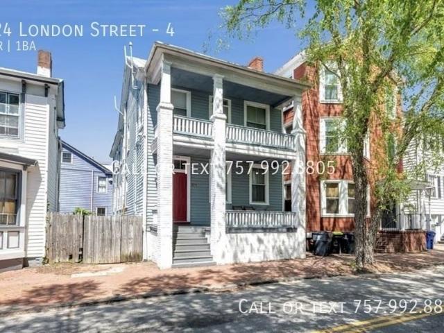 1 Bedroom Apartment for Rent at 424 London St #4, Portsmouth, VA 23704