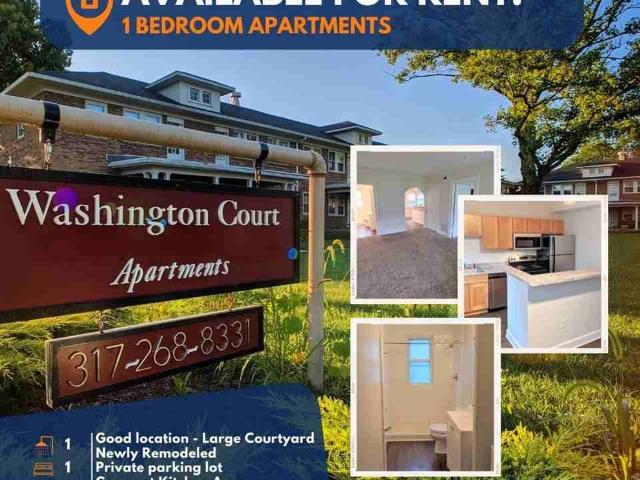 1 Bedroom Apartment for Rent at 5901 E Washington St #37, Indianapolis, IN 46219 Irvington