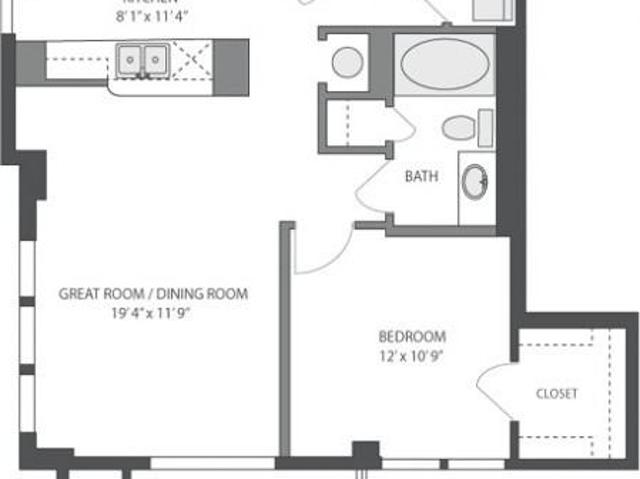 1 Bedroom Apartment for Rent at 6466 Double Eagle Dr #2 0301, Woodridge, IL 60517