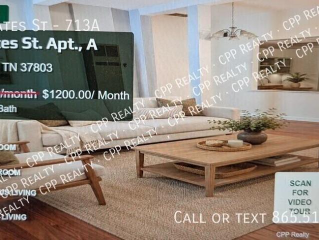 1 Bedroom Apartment for Rent at 713 Cates St #713A, Maryville, TN 37803