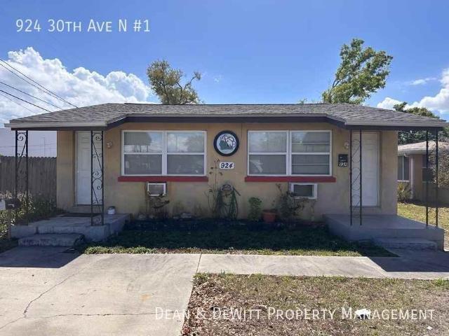 1 Bedroom Apartment for Rent at 924 30th Ave N, St. Petersburg, FL 33704 Greater Woodlawn