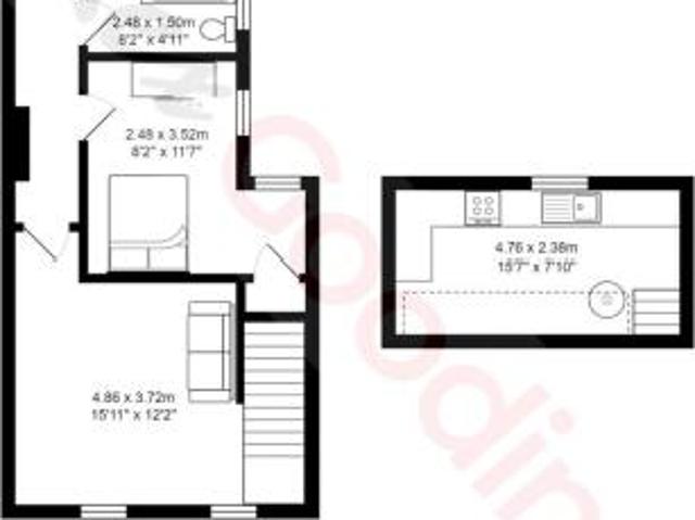 1 bedroom apartment for rent in Mansfield Road, Nottingham, Nottinghamshire, NG1