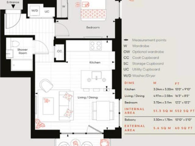 1 bedroom apartment for rent in Botanical Apartments, Bow Green, E3
