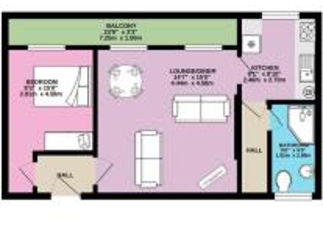 1 bedroom apartment for rent in Flat 1 89, St. Georges road, cheltenham, gl50