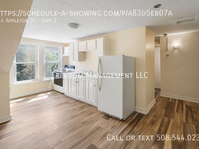 1 Bedroom Apartment for Rent in Lowell, MA – 114 Appleton St Unit 2 | Pet Friendly, Utilities Included & Easy Move In