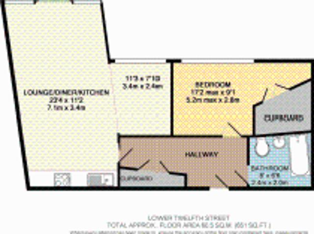 1 bedroom apartment for rent in Lower Twelfth Street, Central, Milton Keynes, Bucks, MK9