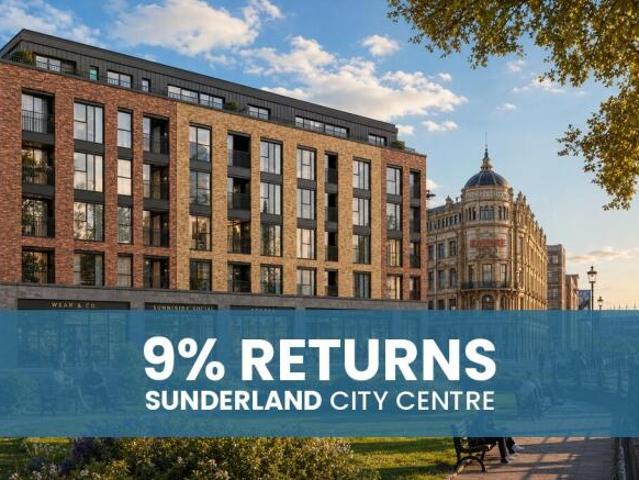 1 bedroom apartment for sale in BMV Sunderland 1 Bed Apartment, Sunderland Seaburn / Coastal – 8% Rental Yields | Buy to Let Investment, SR6