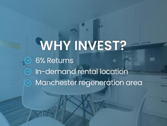 1 bedroom apartment for sale in Fully Managed Manchester Buy to Let – 6% Rental Yields | Premium Buy to Let Opportunity, M1