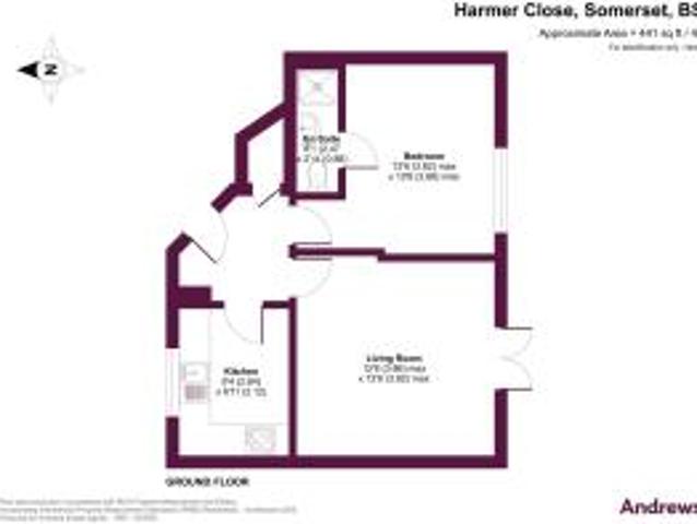 1 bedroom apartment for sale in Harmer Close, Bristol, Somerset, BS10