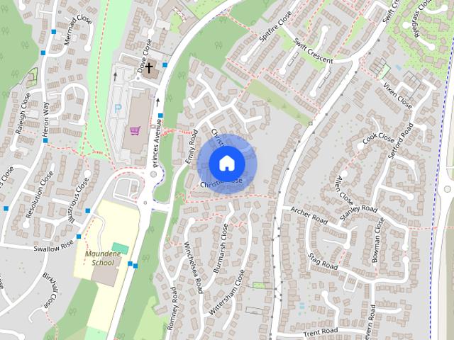 1 bedroom end of terrace house to rent