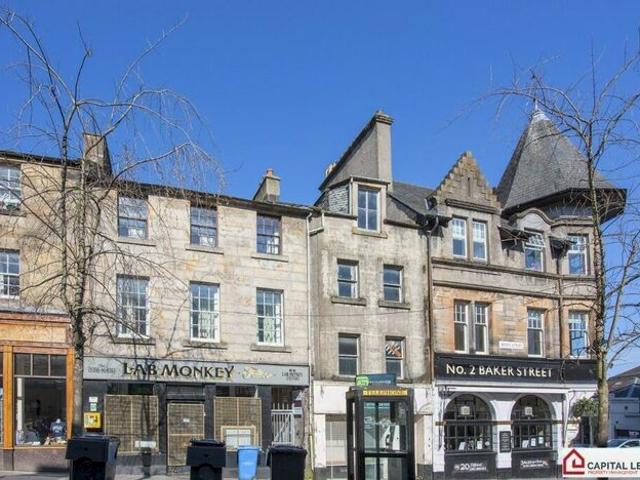 1 Bedroom Flat To Rent In Baker Street, Stirling Town, Stirling, FK8