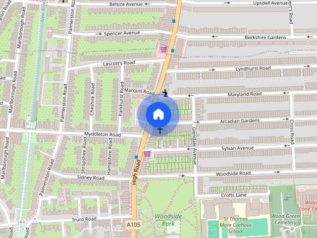 1 Bedroom Flat – Arcadian Gardens, London N22