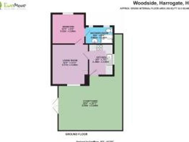 1 bedroom flat for sale in Woodside, Harrogate HG1 5NG, HG1