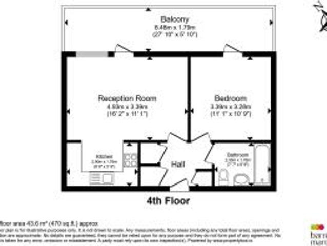 1 bedroom flat for sale in Cline Road, London, N11