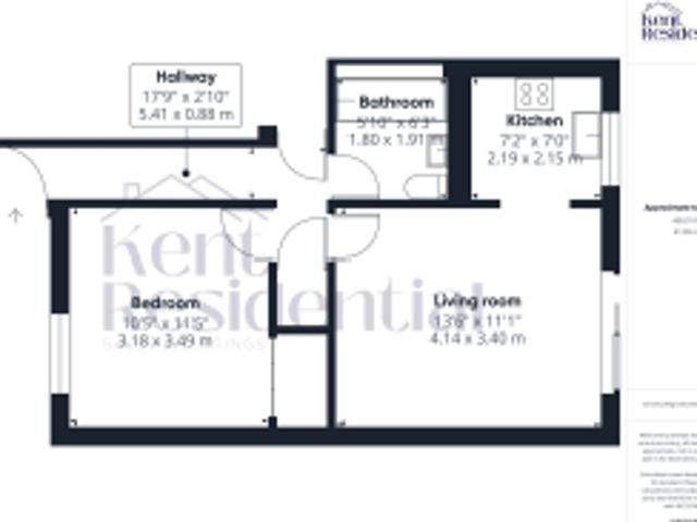 1 bedroom flat for rent in Town Road, Cliffe Woods, ME3
