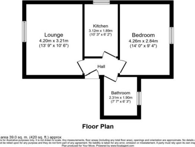 1 bedroom flat for rent in Victoria Road North, Southsea, Hampshire, PO5