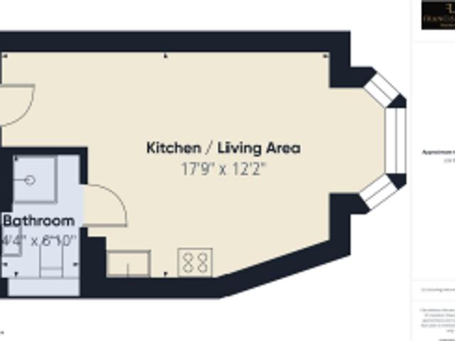 1 bedroom flat for rent in Brights House, Bournemouth, BH1