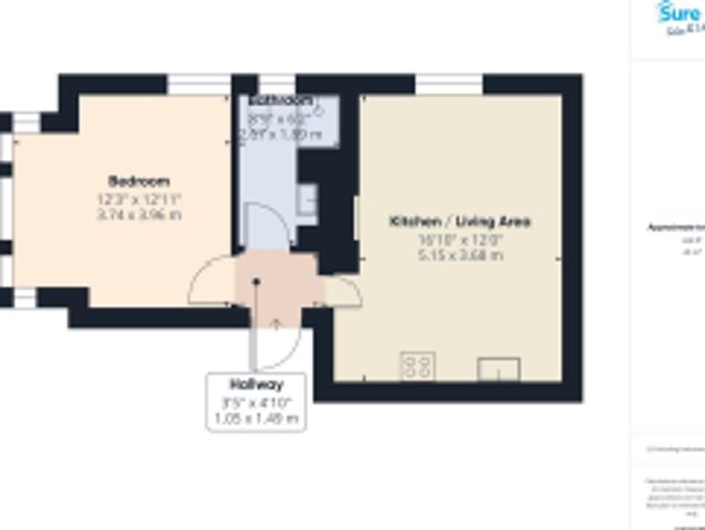 1 bedroom flat for rent in Cobden Street, Church View, DE22