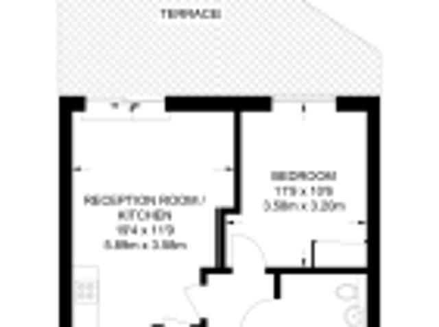 1 bedroom flat for rent in Cresset Road, Hackney, London, E9