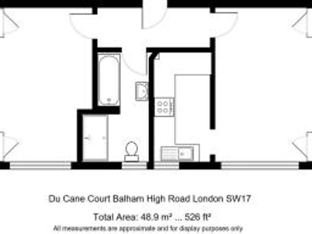 1 bedroom flat for rent in Du Cane Court Balham High Road Balham SW17 7JP, SW17