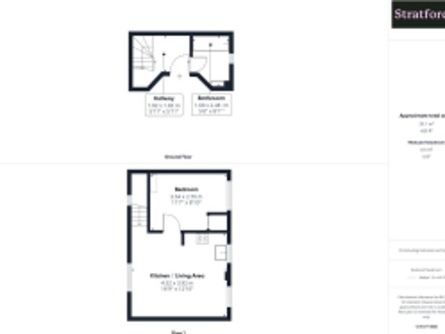 1 bedroom flat for rent in Hexham Gardens, Bletchley, MK3