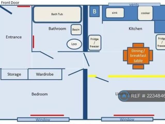 1 bedroom flat for rent in Ramsons Avenue, Milton Keynes, MK14