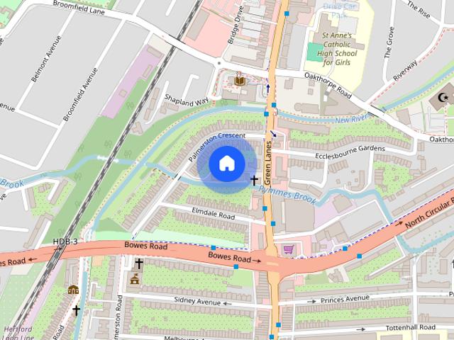 1 Bedroom Flat – Palmerston Crescent, Palmers Green N13