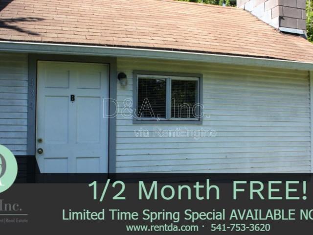 1 Bedroom Home for Rent at 434 Nw 17th St #B, Corvallis, OR 97330