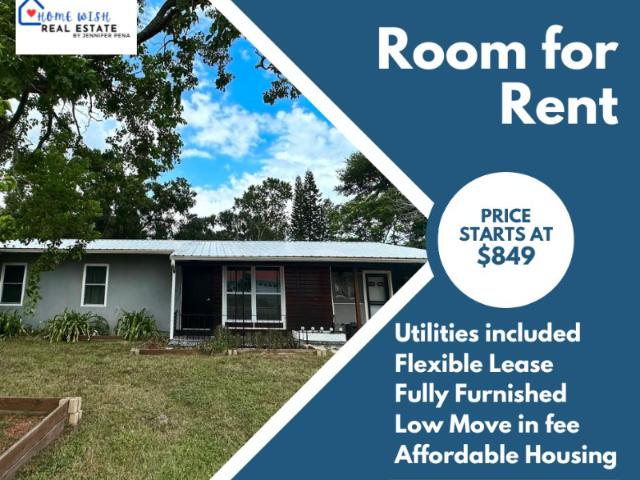 1 Bedroom Home for Rent at 6913 Cocos Dr, Azalea Park, FL 32807 Azalea Park