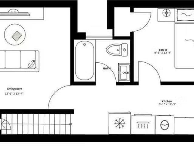1 bedroom in Kingman Park on a flexible lease #1749 1733 F St.