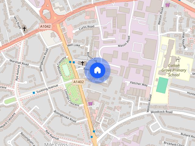 1 bedroom property to rent Baxter Court, Norwich, NR3