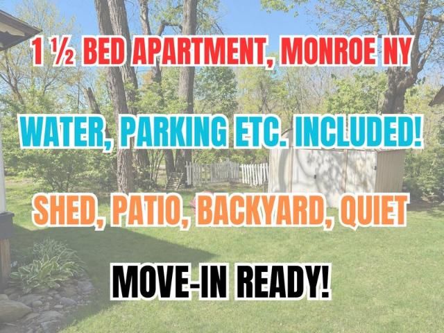 1 Bedroom with Extra RoomBackyard & Parking