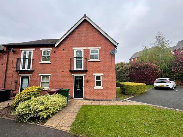 1 Bedroom Town House To Rent In Merton Close, Church Gresley, DE11