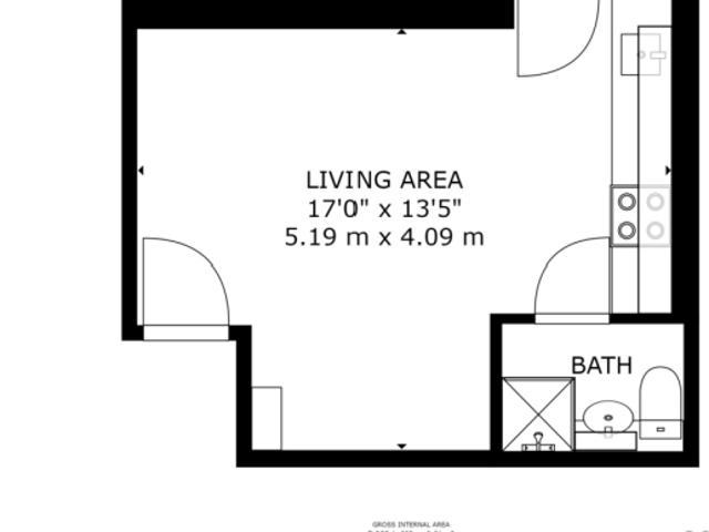 1 bedroom terraced house for rent in 308, 29a Upper Parliament Street, Nottingham, Nottinghamshire, NG1