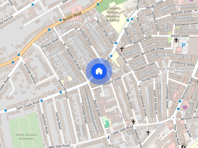 1 bedroom terraced to rent St. Chads Road, Derby, Derbyshire, DE23