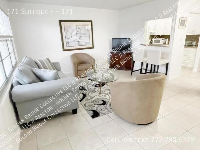 1 BR, 1.5 BA Apartment 171 Suffolk F, Boca Raton, FL 33434