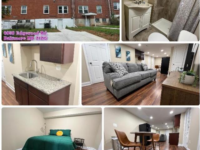 1 Br, 1 bath, Townhouse/Brownstone/RowHouse 4058 Edgewood Road