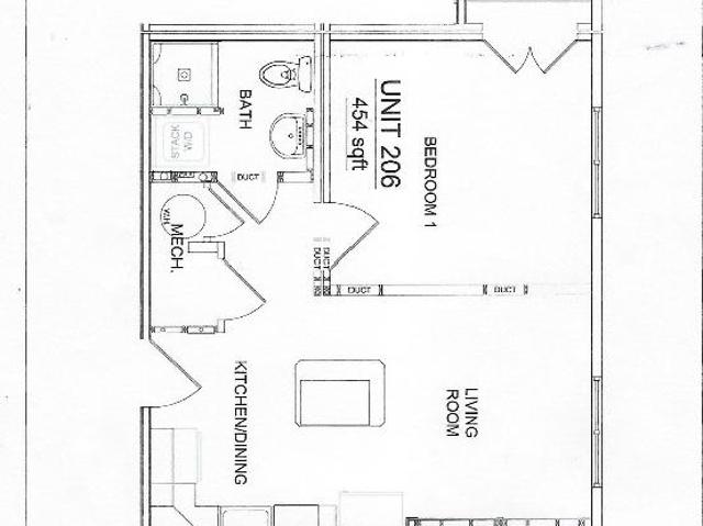 1 Br, 1 bath, Apartment 1 School Street